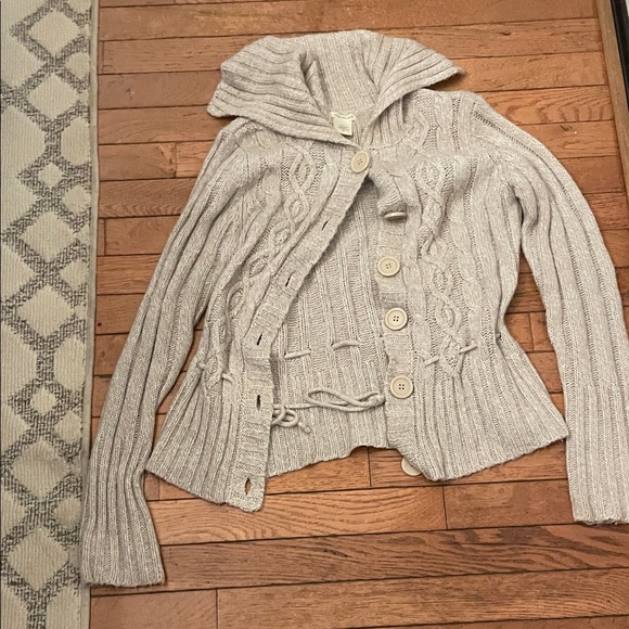 Maurices | Tops | Maurices Cable Knit Cardigan Cream | Poshmark
